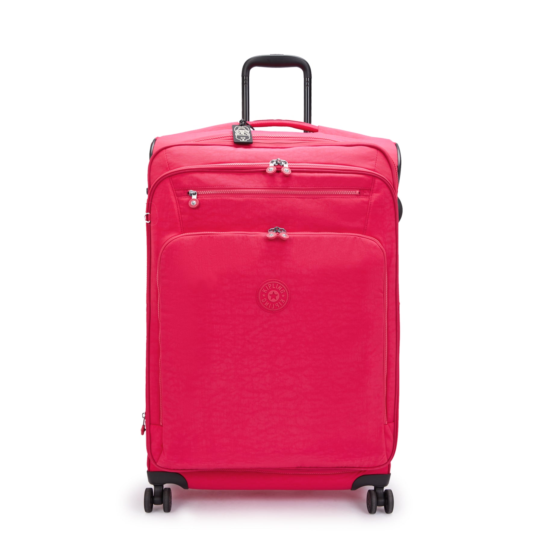 KIPLING Large expandable spinner Female Confetti Pink New Youri Spin L